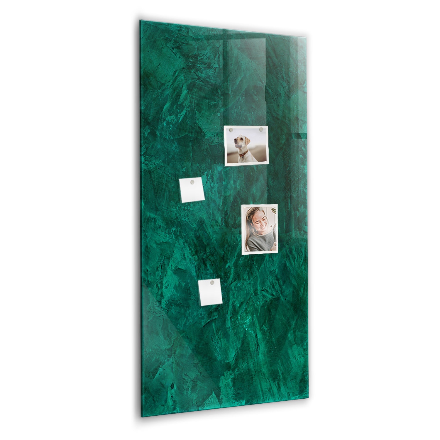 Tabla magnetica, Coloray, Bloc de smarald, Verde, 60 x 120 cm, Magneti ...