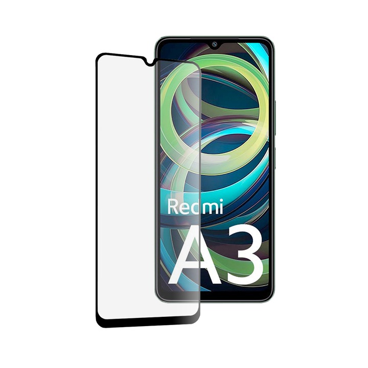 Фолио за стъкло за телефон, съвместимо с xiaomi redmi a3, пълно лепило ...