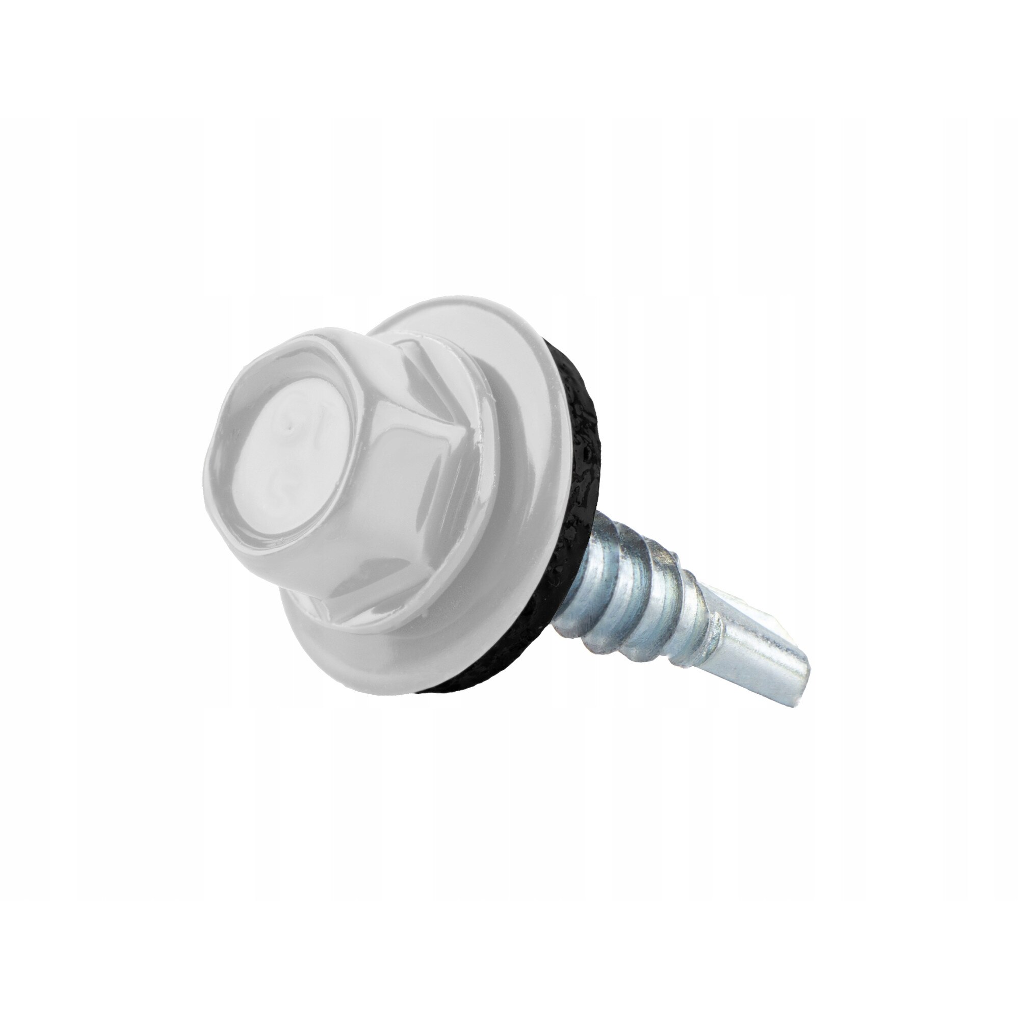 Set 250 Suruburi autoforante pentru metal 5mm, 5, 5x25 mm, RAL 9010, cu ...