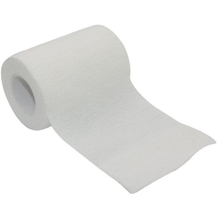 Set de 3 Bandaje elastice autoadezive fara Latex Pressio alb 5cm x 4.5m ...