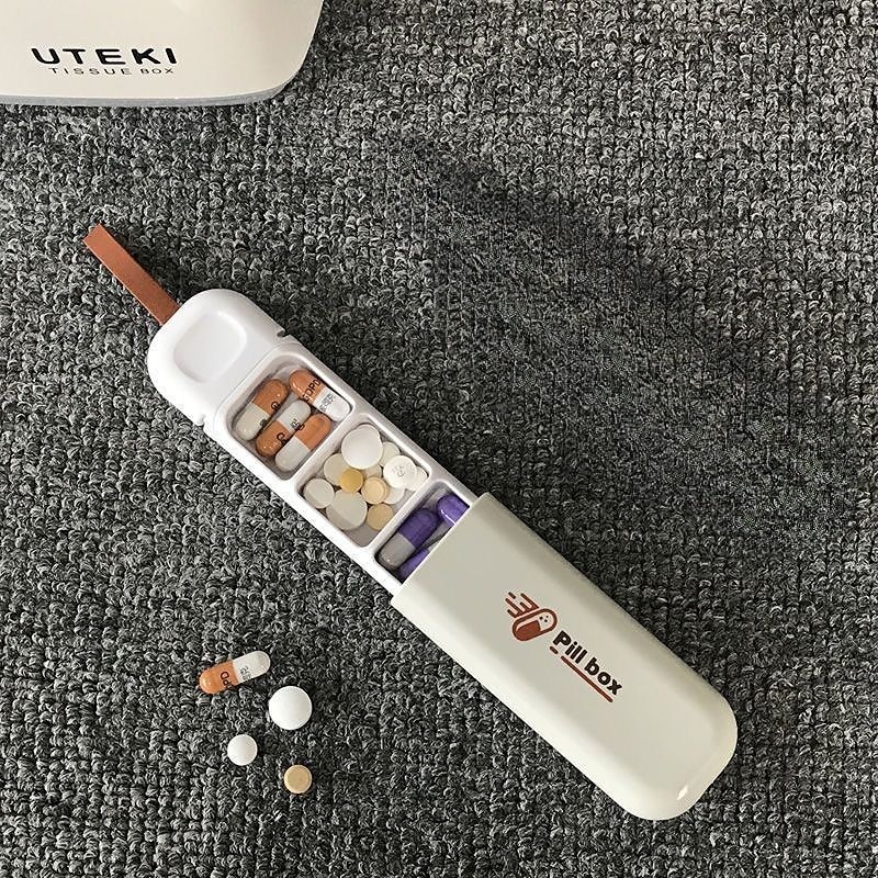 Cutie Depozitare Medicamente, Flippy, Portabila, 3 Compartimente, Tip ...