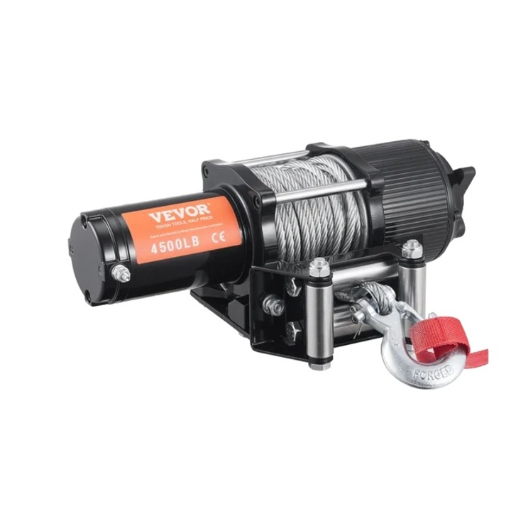 Troliu electric pentru ATV/SUV/camion/yacht, motor cupru, telecomanda ...