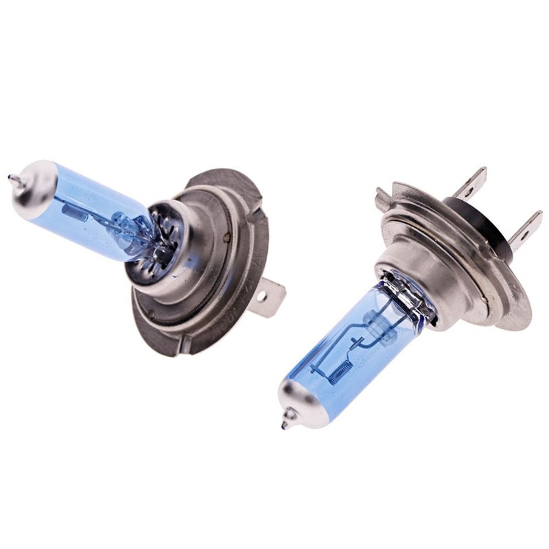 Set Mercaton, 2 becuri H7 Xenon Blue Long Life, 55W, Culoare lumina Alb ...