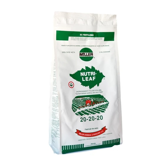 Fertilizant foliar NUTRI LEAF 20-20-20, 100 grame - eMAG.ro