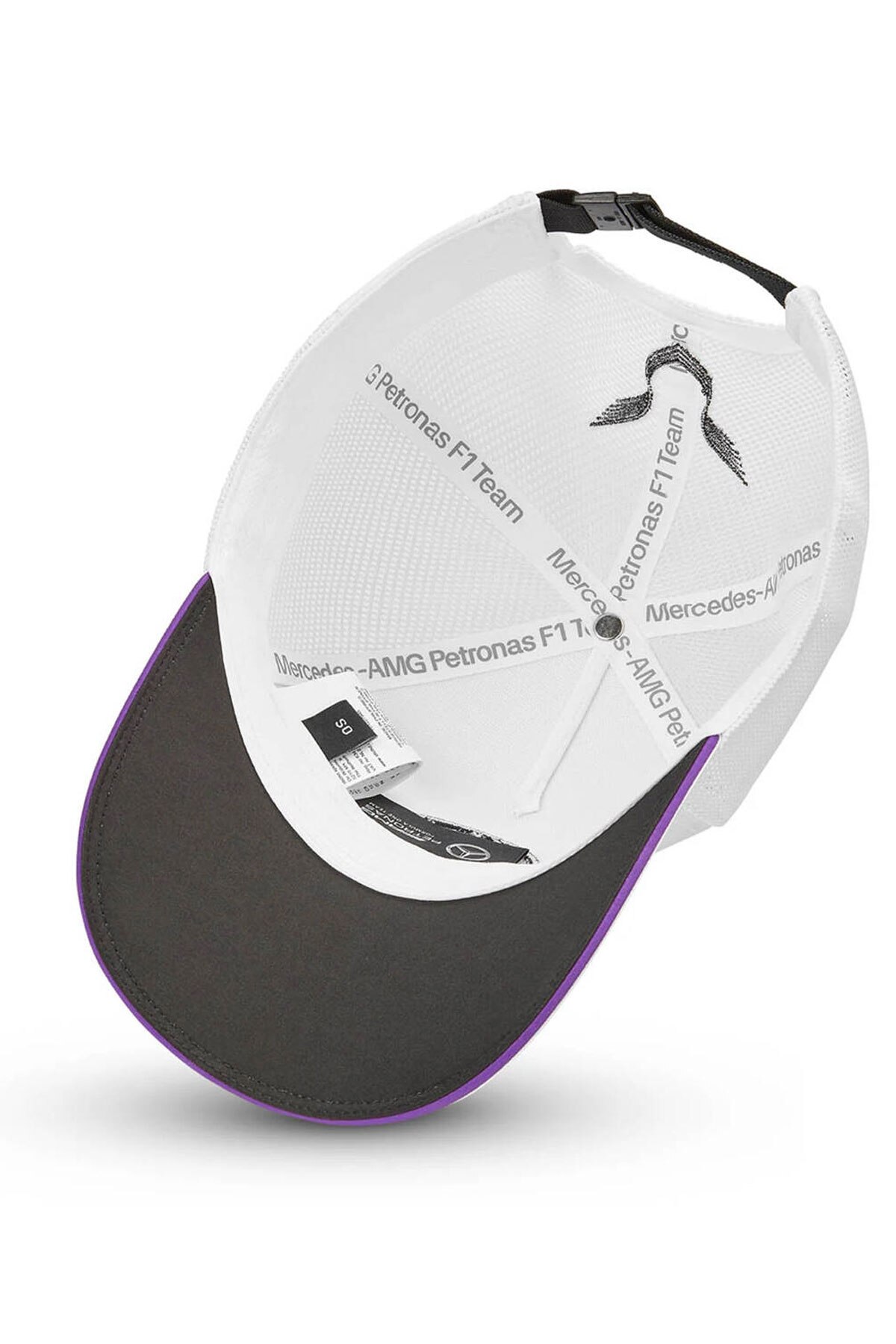 Sapca Mercedes AMG Petronas Lewis Hamilton 2024, One size, Alb - eMAG.ro