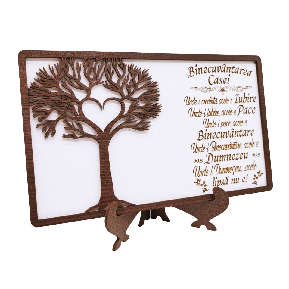 Tablou personalizat cu mesaj pentru Familie, Nasi, Fini, Prieteni ...