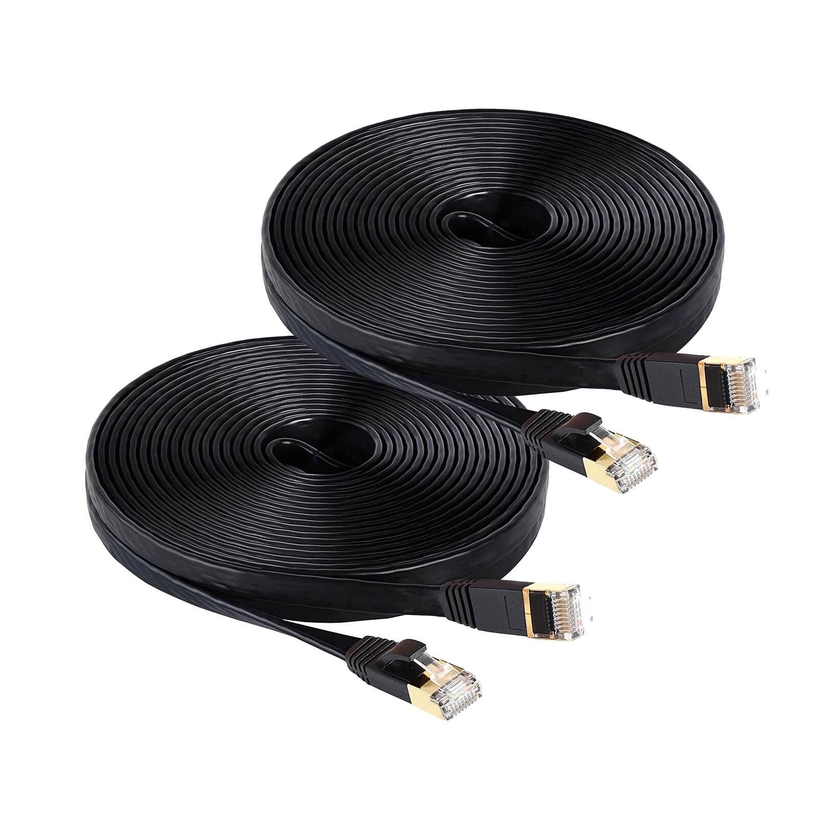 Set 2 cablu internet, Zggzerg, Cu Mufa, CAT6, 1000MbpS, Conector RJ45 ...