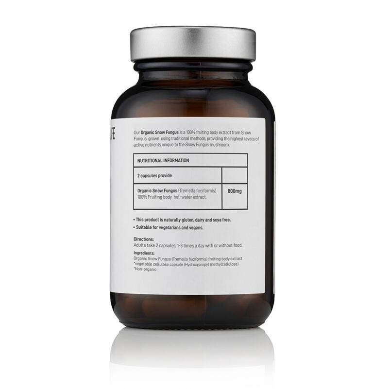 MUSHROOMS4LIFE, Snow Fungus Mushroom (Tremella) 800mg Full Spectrum ...