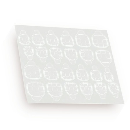 Set x 10 folii puternic adezive sticky tabs pentru unghii press-on ...