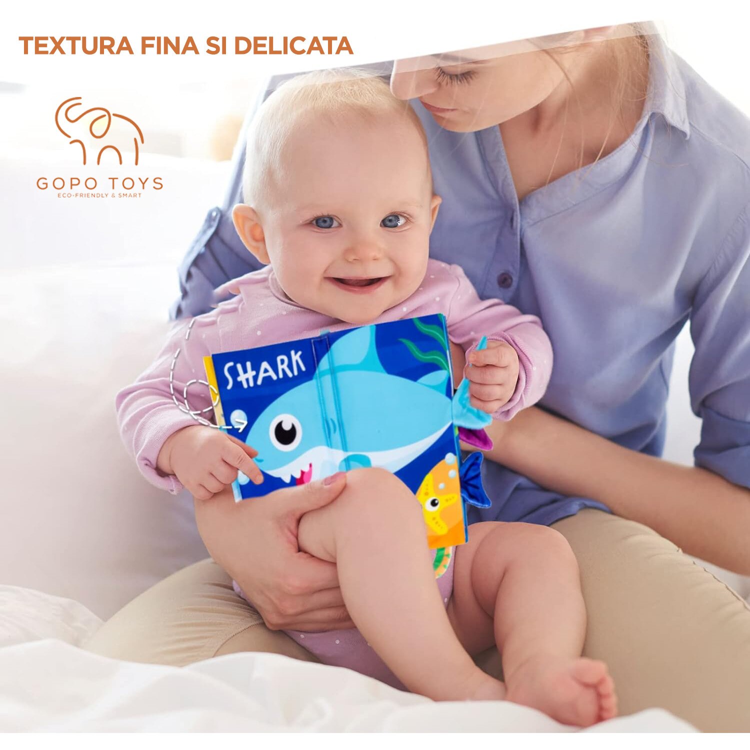 Jucarie Interactiva Montessori pentru Copii - Carte Senzoriala ...