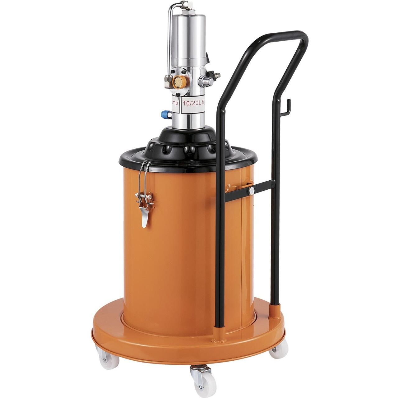 Gresor pneumatic Vevor 20 l, Otel, lungime furtun 4 m, debit 0.75 l/min ...