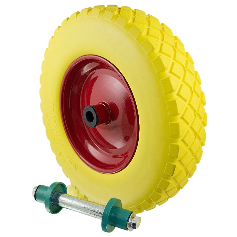 Roata pentru roaba, 400 mm, Galben - eMAG.ro