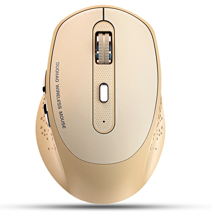 Mouse wireless Timebox, Ergonomic, FastCharge USB-C, 2.4 GHz, BT, 800 ...