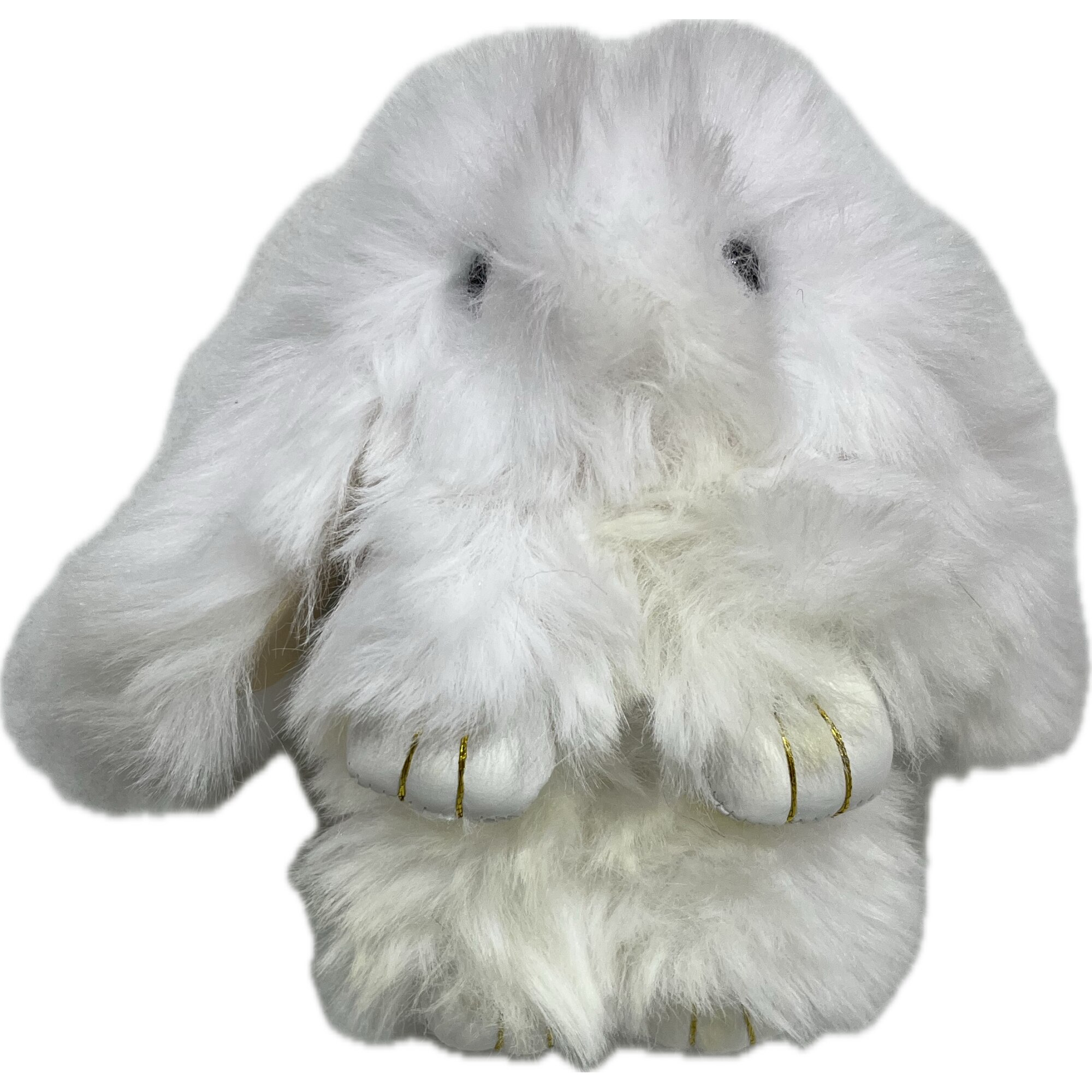 Breloc iepuras, Plus, 15 cm, Alb - eMAG.ro