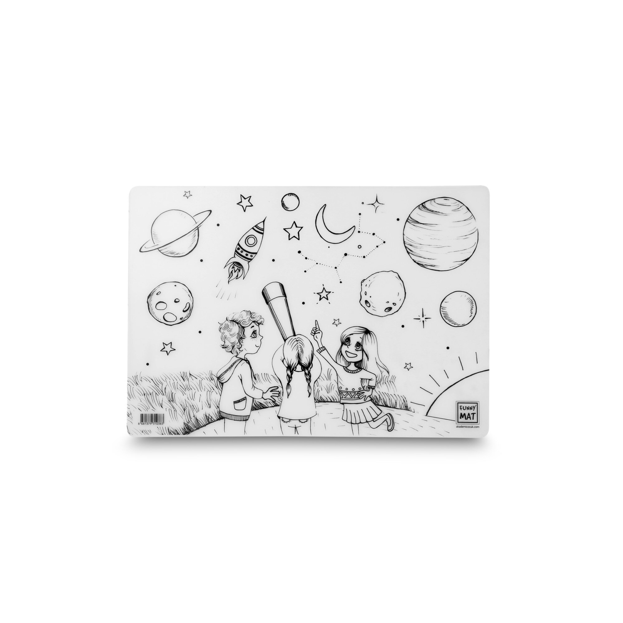 Plansa Funny mat - stele 48x33.5 cm - eMAG.ro