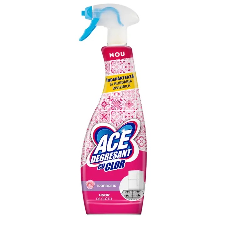 Degresant pentru bucatarie cu clor Ace spray 650ml - eMAG.ro
