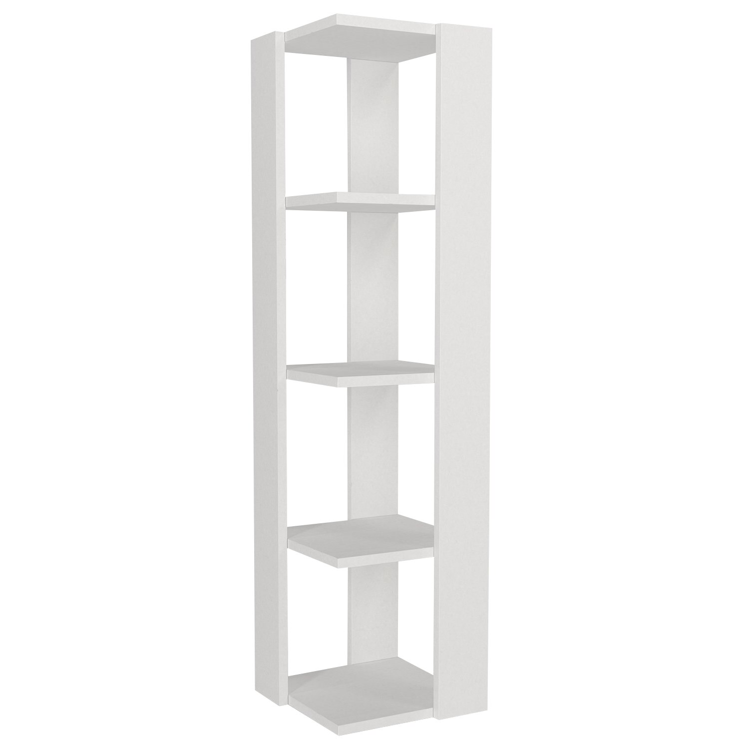 Biblioteca de Colt, UnicUtil, 31 x 13 x 33 cn, Alb - eMAG.ro