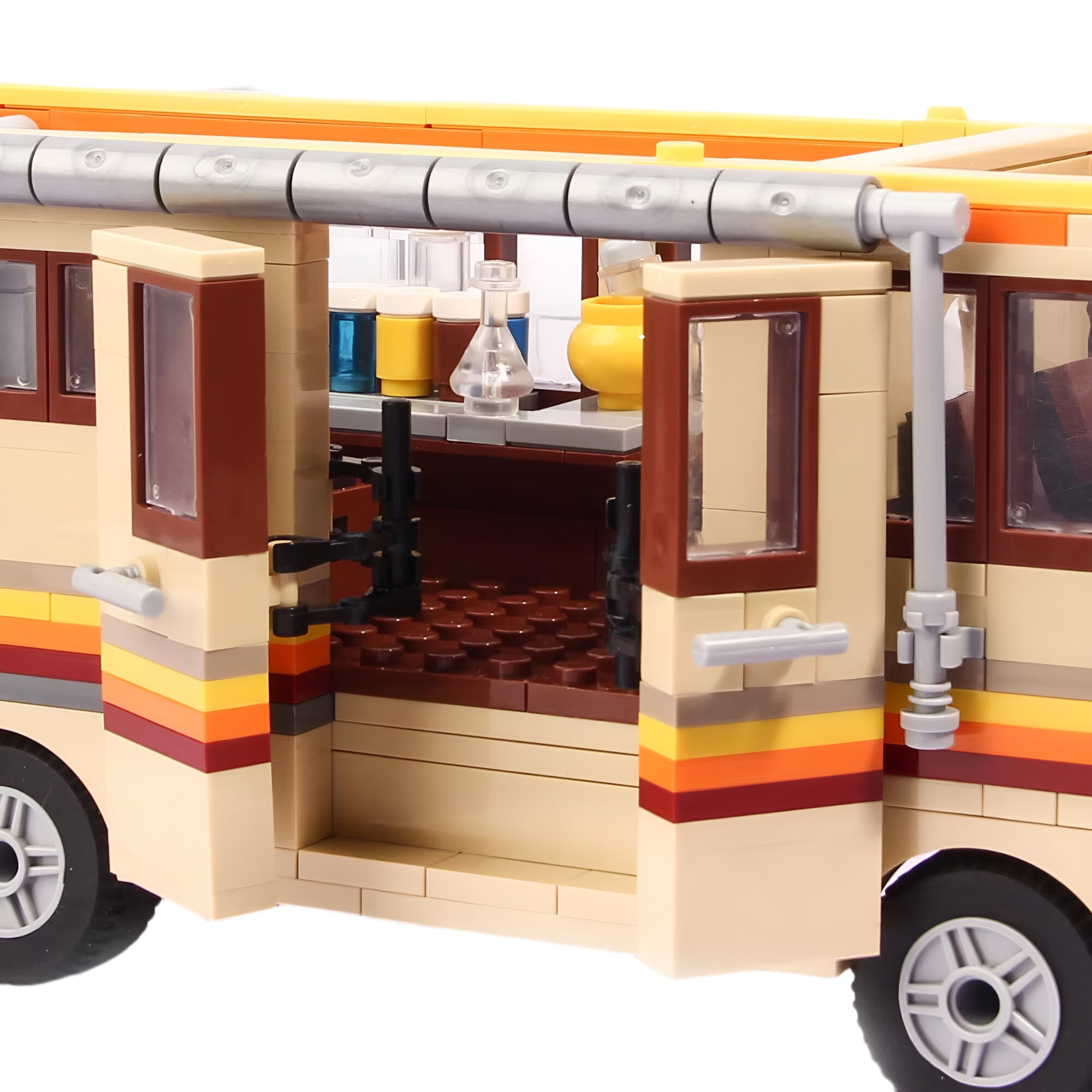Конструктор Lego Caravan, 3D дизайн, включени аксесоари, покрив и ...