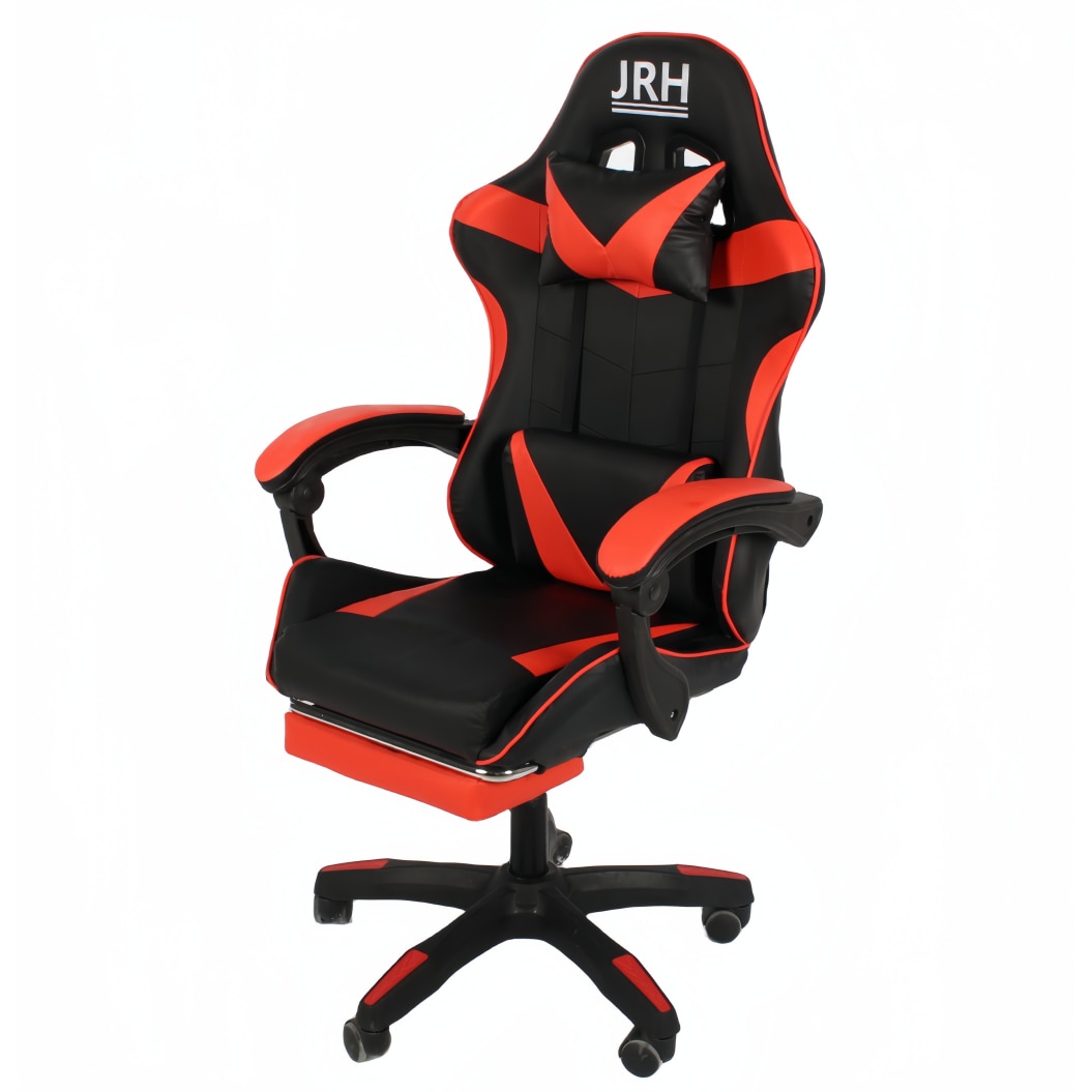 Scaun Gaming Profesional JRH, King Size, Cadru Otel, Piele Sintetica ...