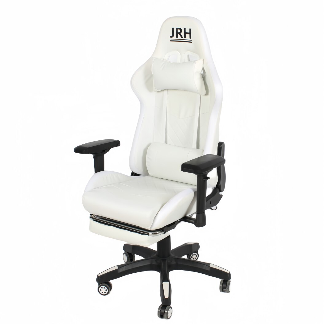 Scaun Gaming Profesional JRH, King Size, Cadru Otel, Piele Sintetica ...