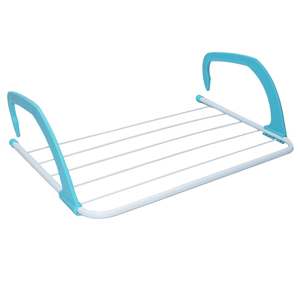 Uscator de haine pentru calorifer, alb/verde, 2.9 m, RA222 - eMAG.ro
