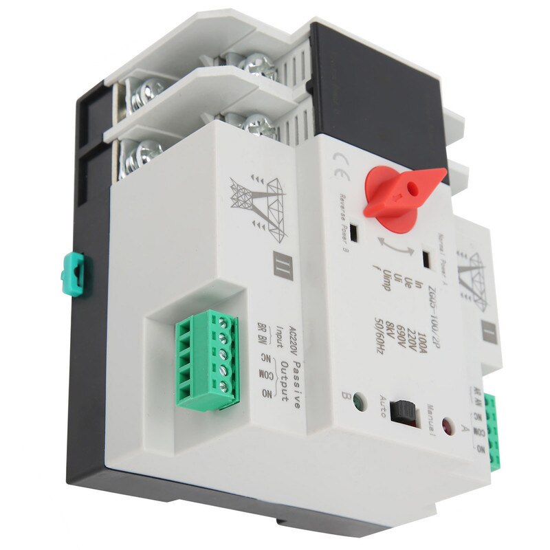 Comutator de transfer automat, DEWIN, 220V, Alb - eMAG.ro