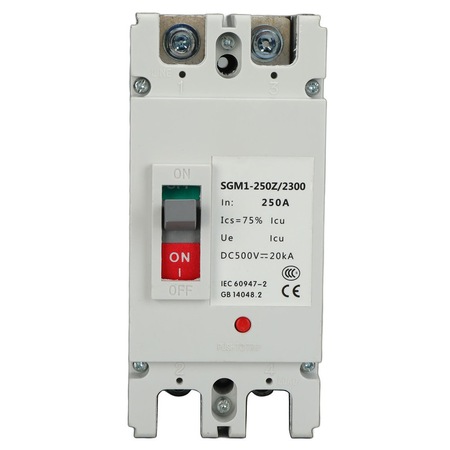 Intrerupator automat, DEWIN, 250A, DC 500V, Alb - eMAG.ro