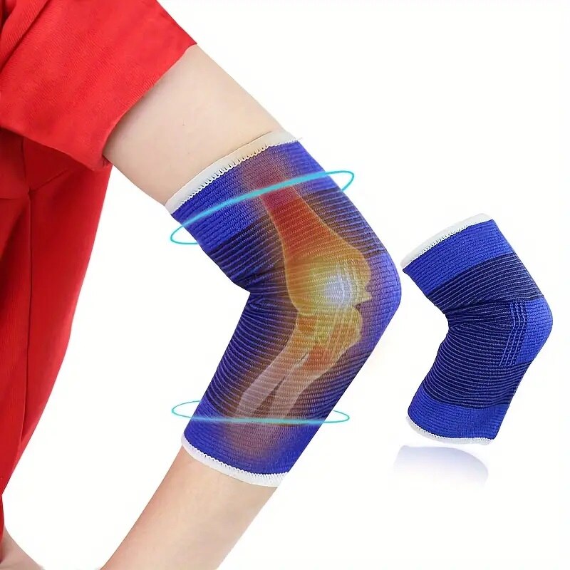 Set 2 bandaje elastice pentru cot, Cotiera elastica, Protectie cu ...