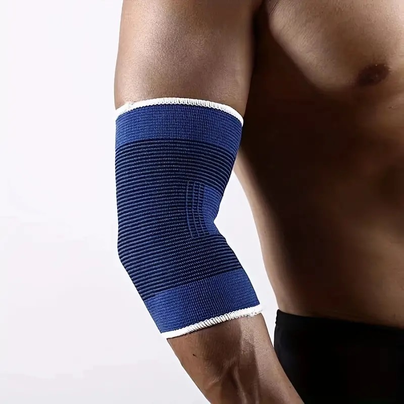 Set 2 bandaje elastice pentru cot, Cotiera elastica, Protectie cu ...