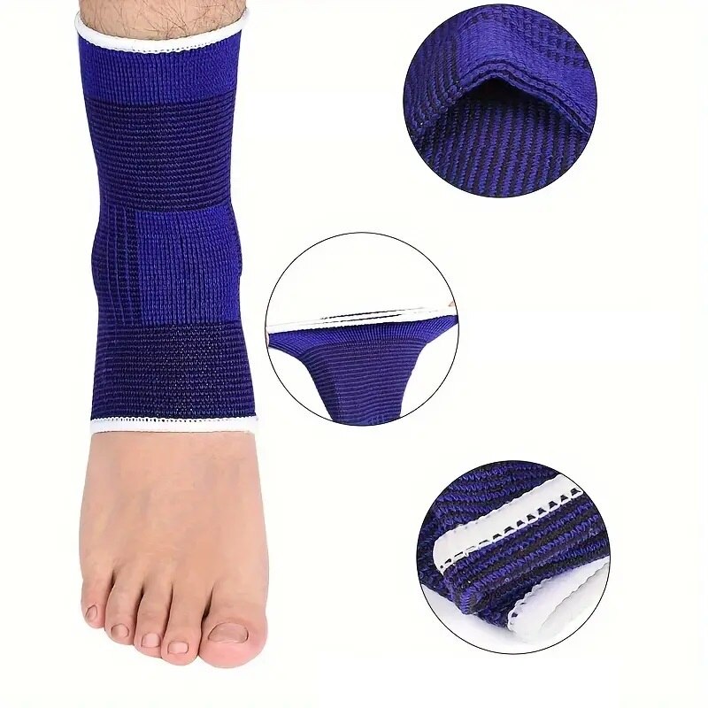 Set 2 bandaje elastice pentru glezna, Glezniera tip soseta, Protectie ...