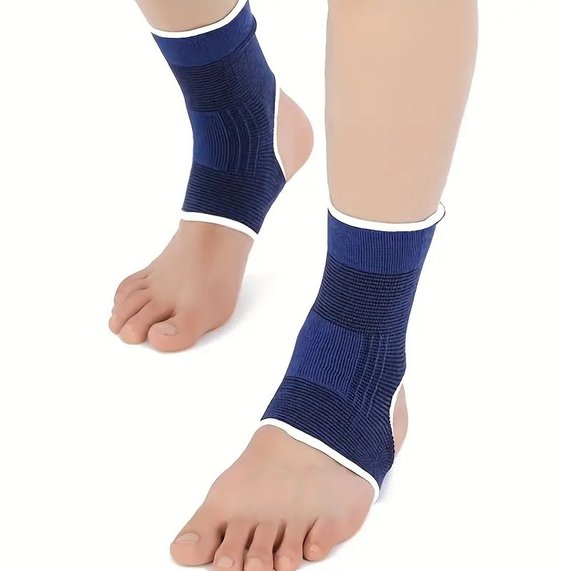 Set 2 bandaje elastice pentru glezna, Glezniera tip soseta, Protectie ...