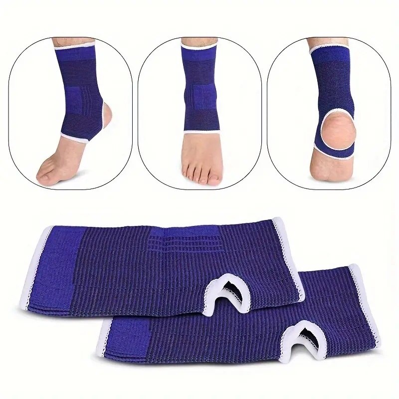 Set 2 bandaje elastice pentru glezna, Glezniera tip soseta, Protectie ...