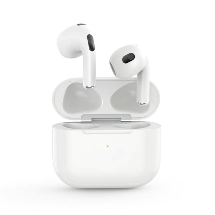 Casti wireless HF XO - EF43, AirPods 3, 4-th Gen. TWS, ENC, incarcare ...