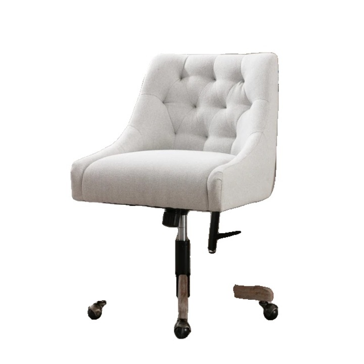 Scaun pivotant, inaltime reglabila, baza stea cu roti, finisaj tesatura ...