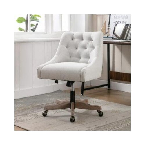 Scaun pivotant, inaltime reglabila, baza stea cu roti, finisaj tesatura ...