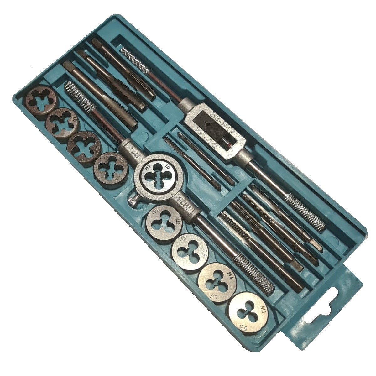 Set profesional filiere si tarozi, 20 piese, otel, cutie depozitare ...