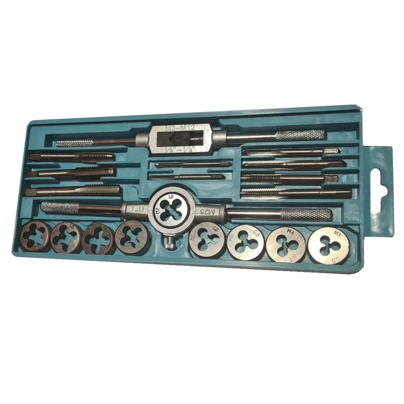 Set profesional filiere si tarozi, 20 piese, otel, cutie depozitare ...