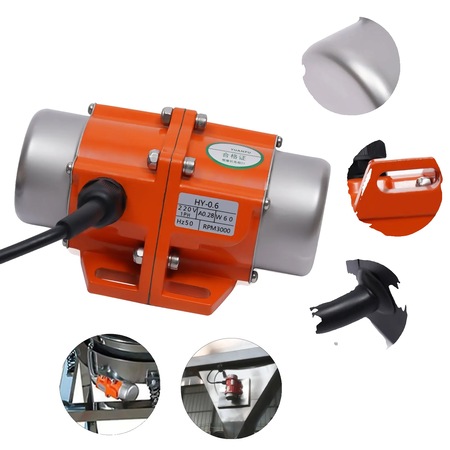 Motor de vibratii asincron, 60W, 220V, 3000RPM, Aliaj de aluminiu, 2 ...