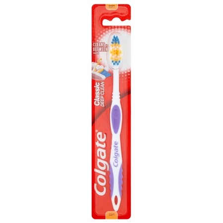 Periuta de dinti Colgate, peri moi, alb/mov - eMAG.ro