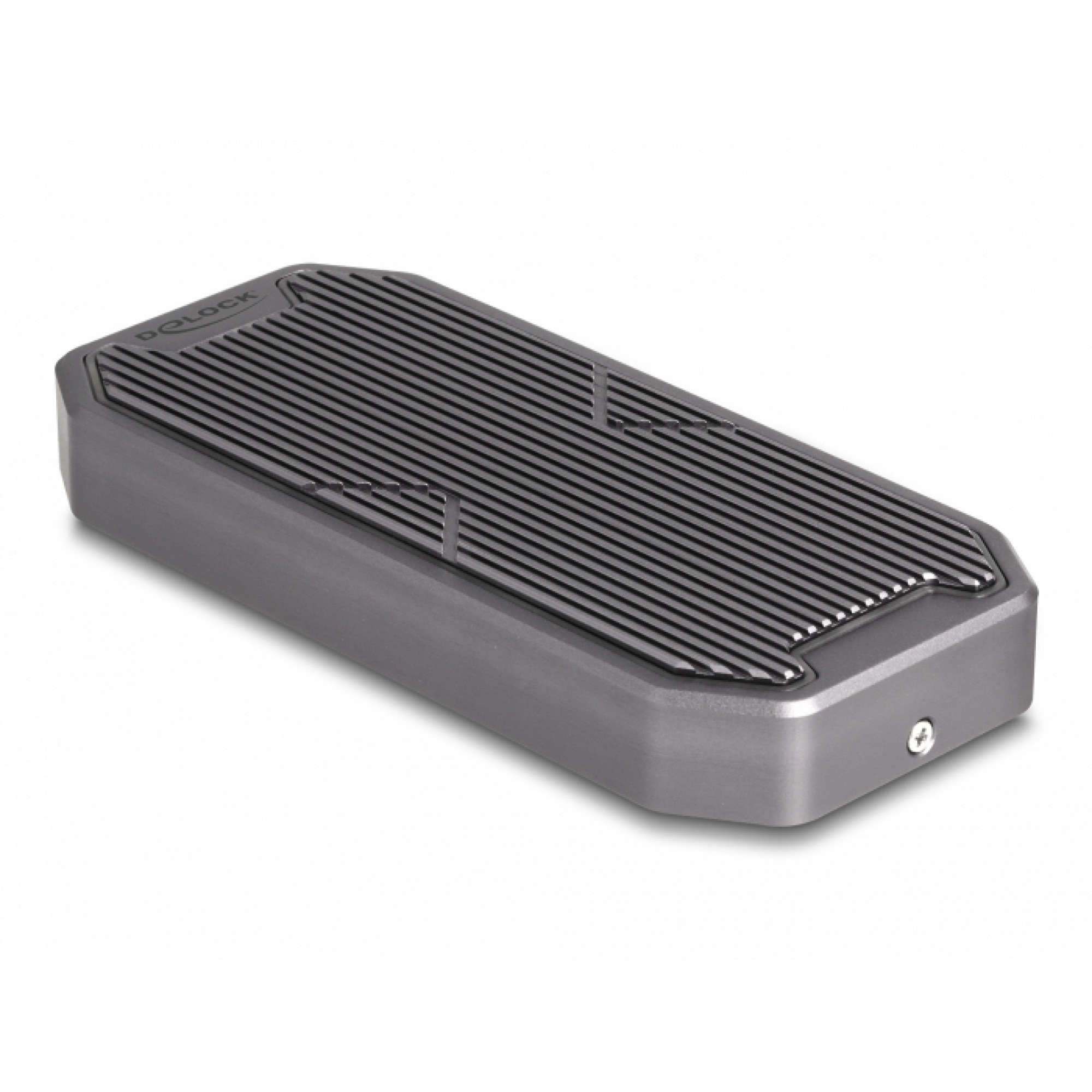 Rack extern USB 3.2 Gen 2x2 type C la M.2 NVMe PCIe SSD cu RGB LED ...