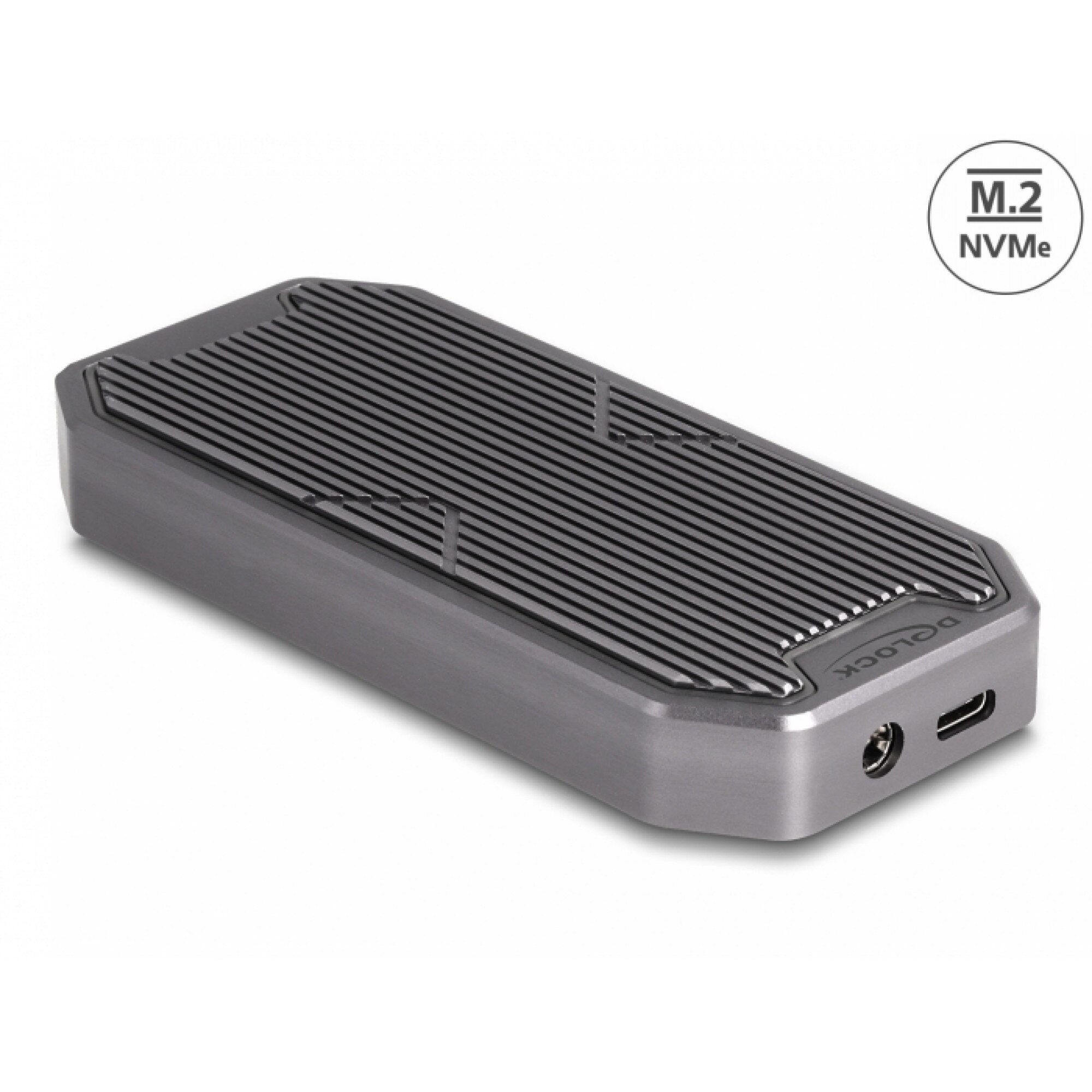 Rack extern USB 3.2 Gen 2x2 type C la M.2 NVMe PCIe SSD cu RGB LED ...