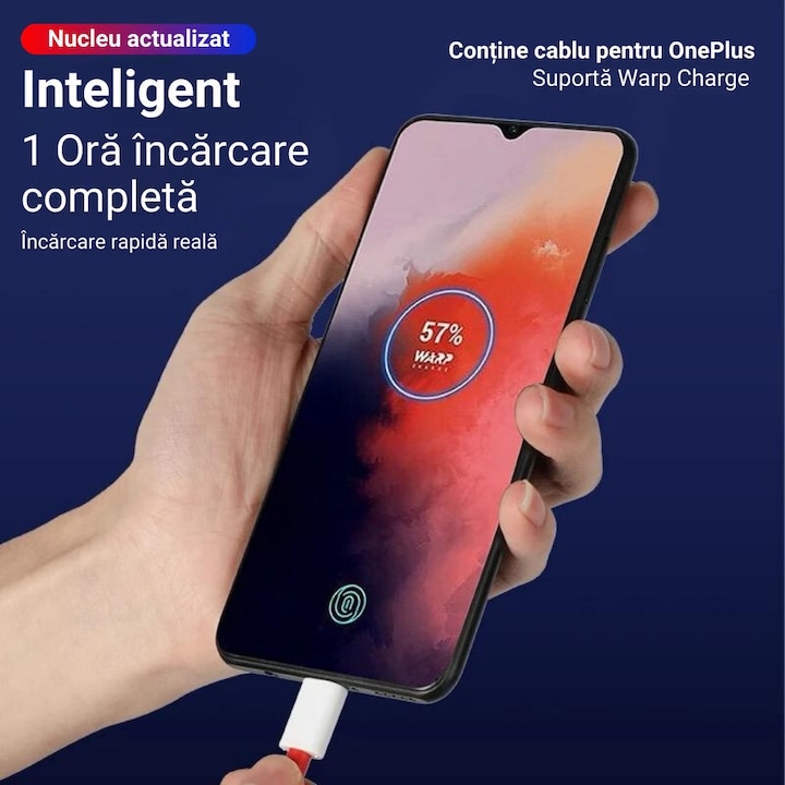 Cablu date si incarcare rapida WarpCharge 30W, PRESTIGE CHARGE®, pentru ...