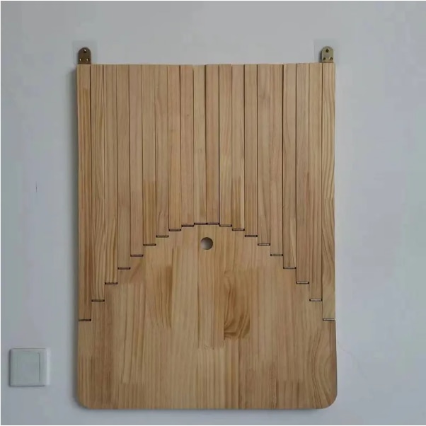 Birou de perete, pliabil, 100x78 cm, design modern, ideal pentru ...