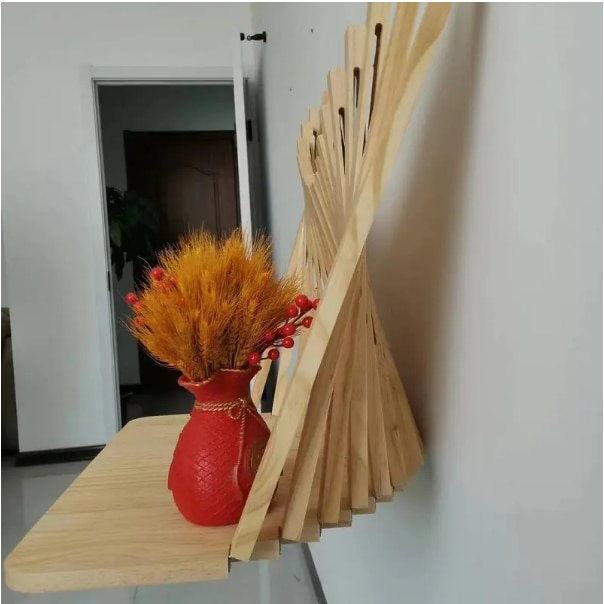 Birou de perete, pliabil, 100x78 cm, design modern, ideal pentru ...