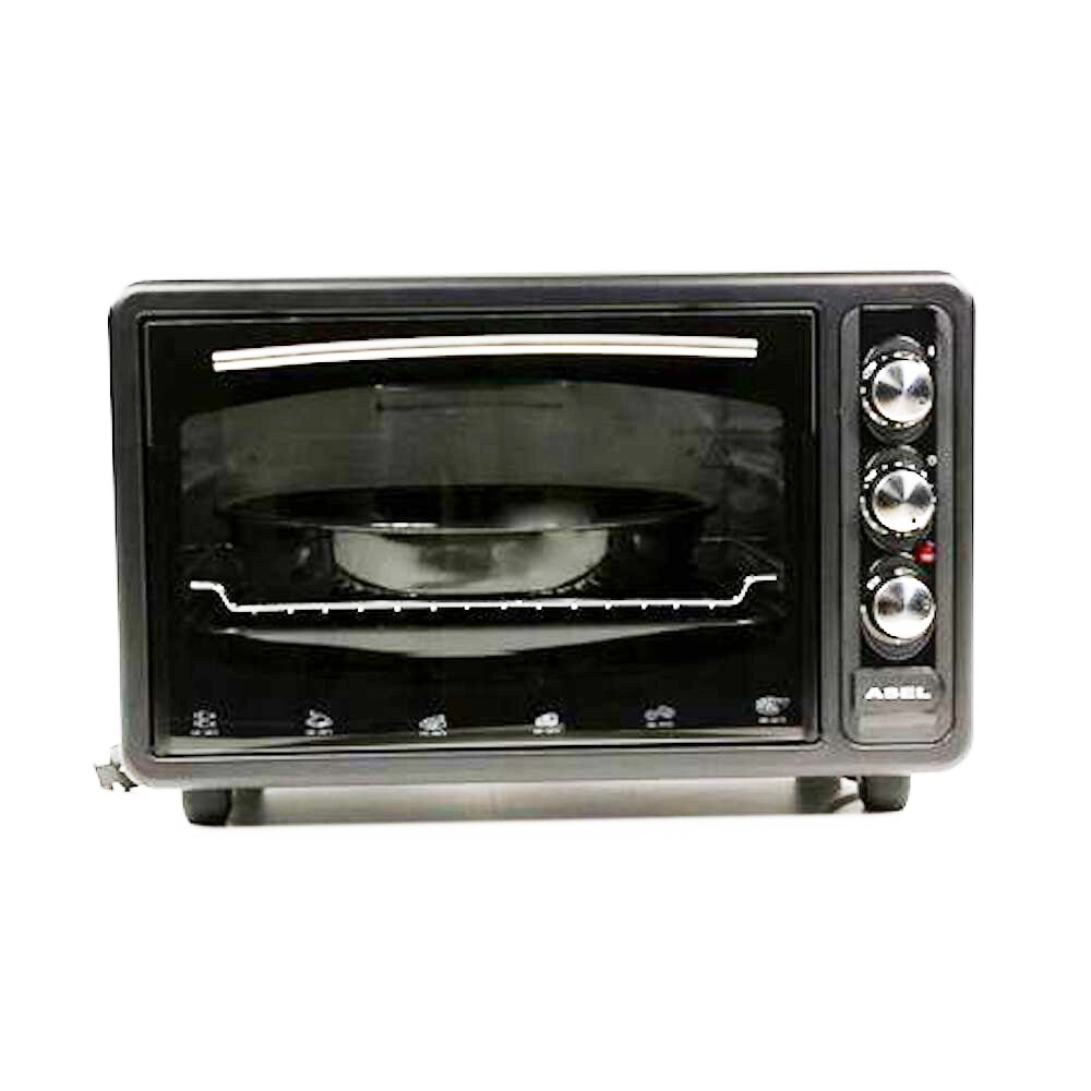 Cuptor electric Asel 40 Litri, 1300W, gratar, tava rotunda, tava ...