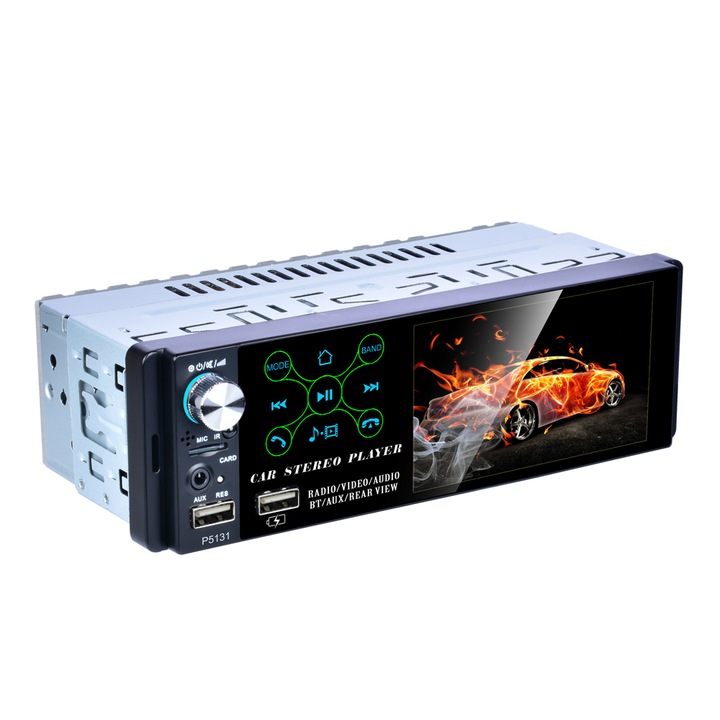 Radio auto, ILIKE, Multimedia, Bluetooth, Negru - eMAG.ro