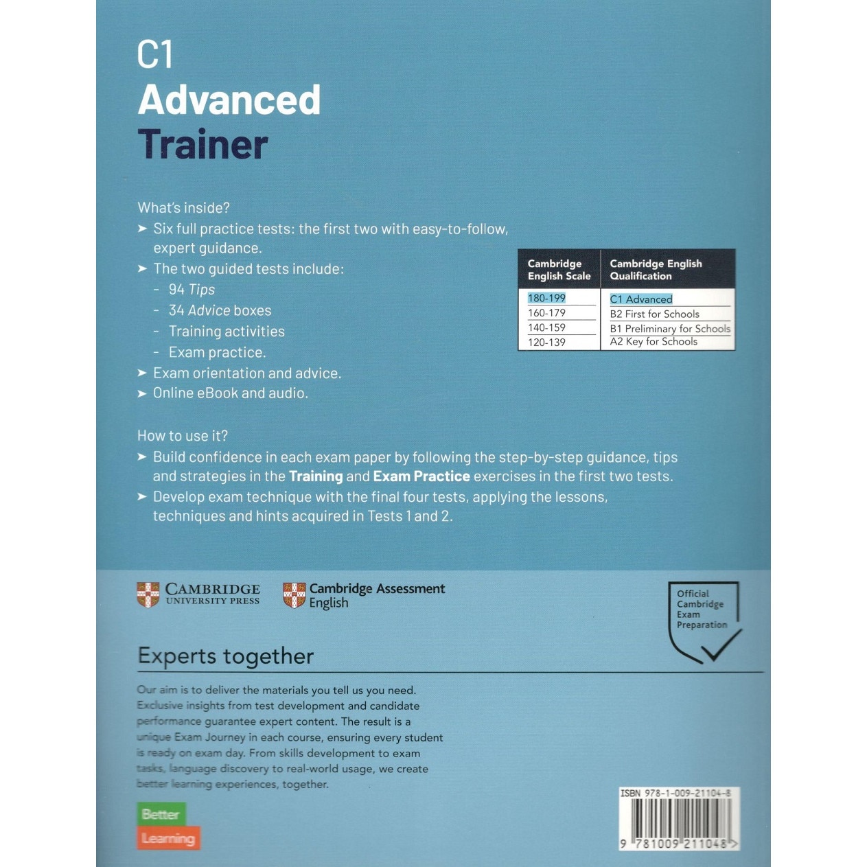 C1 Advanced Trainer 2 without Answers with audio - video on Cambridge ...