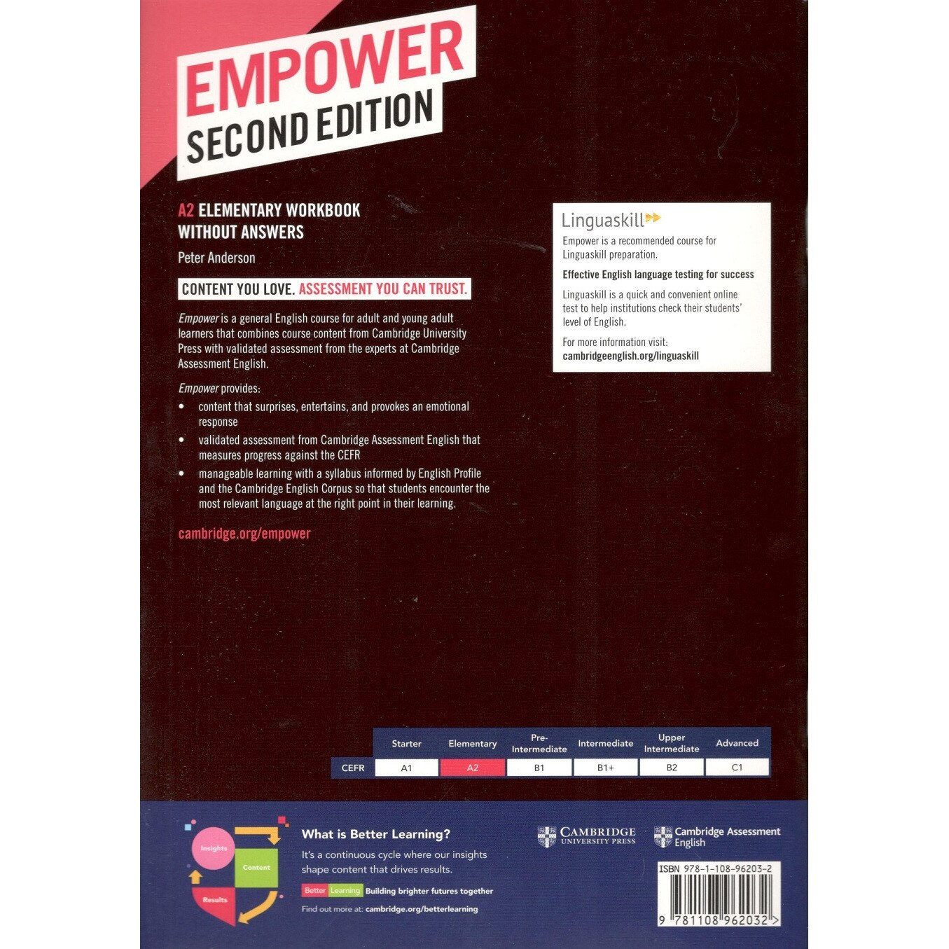 Cambridge English Empower Elementary Workbook without Answers with ...