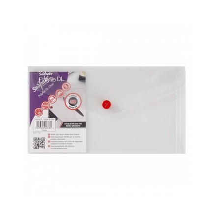 Mapa plastic cu buton DL polyfile Snopake transparenta - eMAG.ro