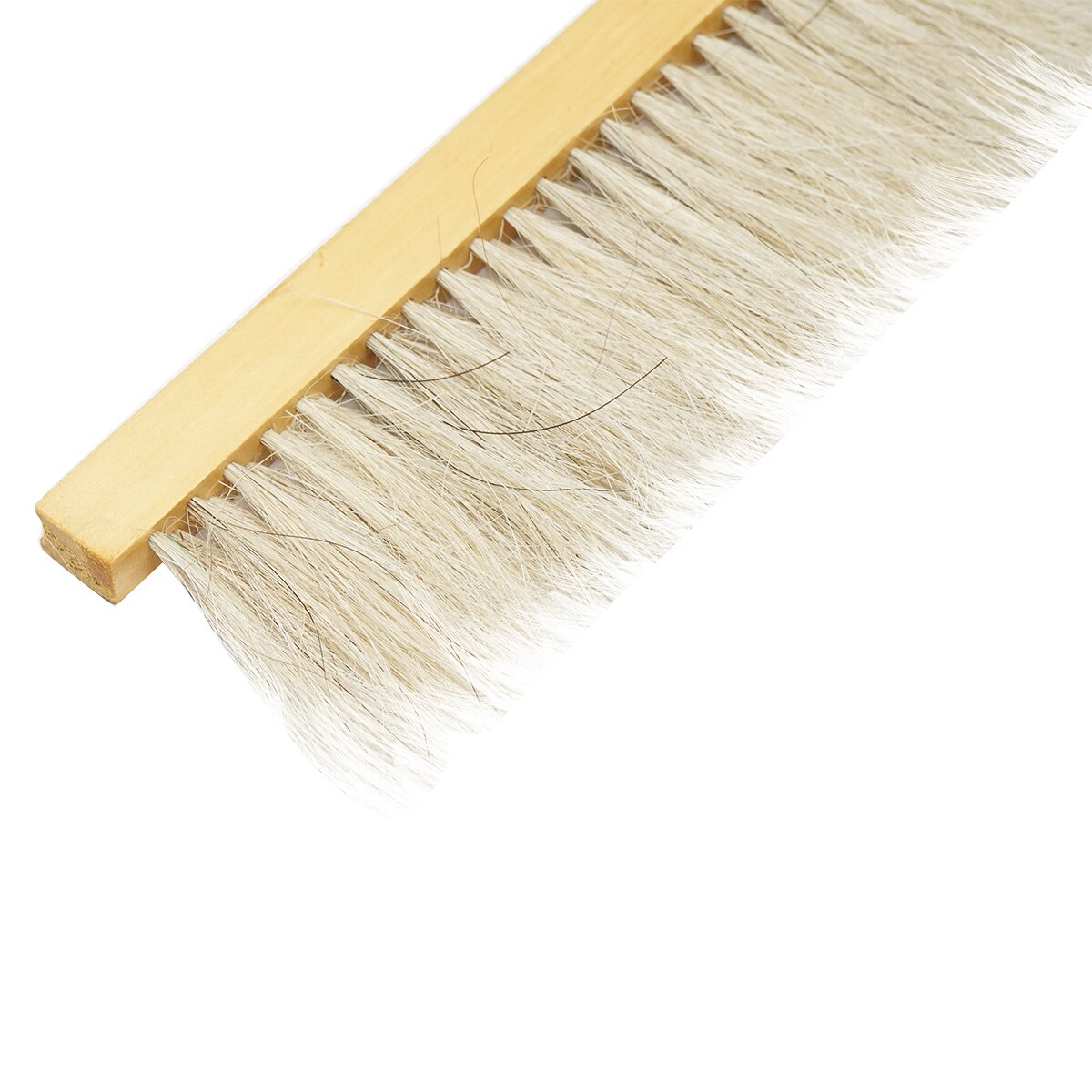 Perie apicola rand dublu din coada de cal cu maner din lemn - eMAG.ro